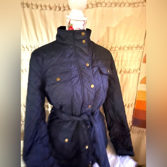 J. McLaughlin | Jackets & Coats | J Mclaughlin Dark Blue Quilted ...